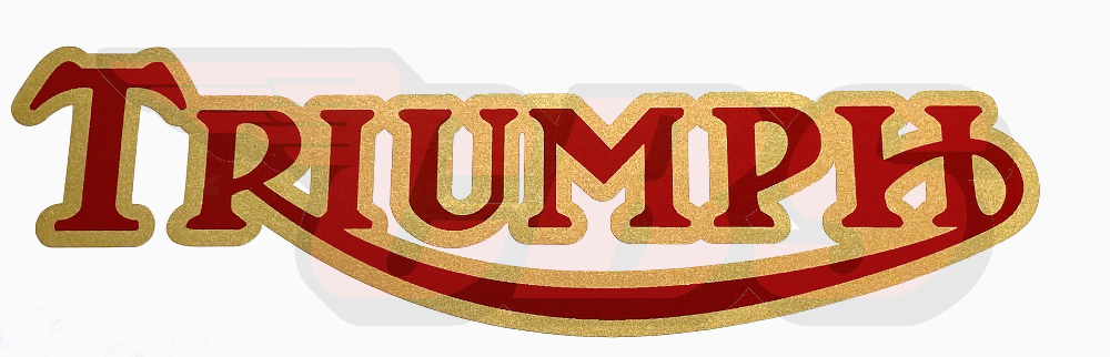 Vintage Triumph Motorcycle Restoration Decals