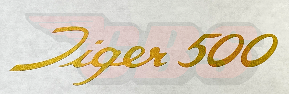 Vintage Triumph Motorcycle Restoration Decals