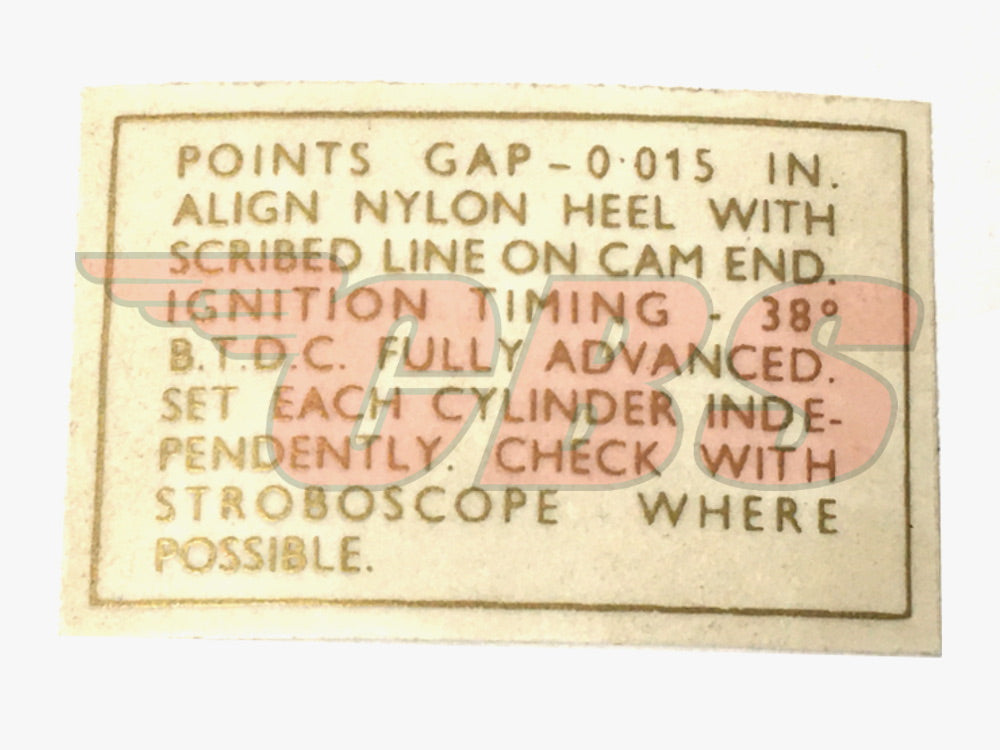 Vintage Triumph Motorcycle Restoration Decals