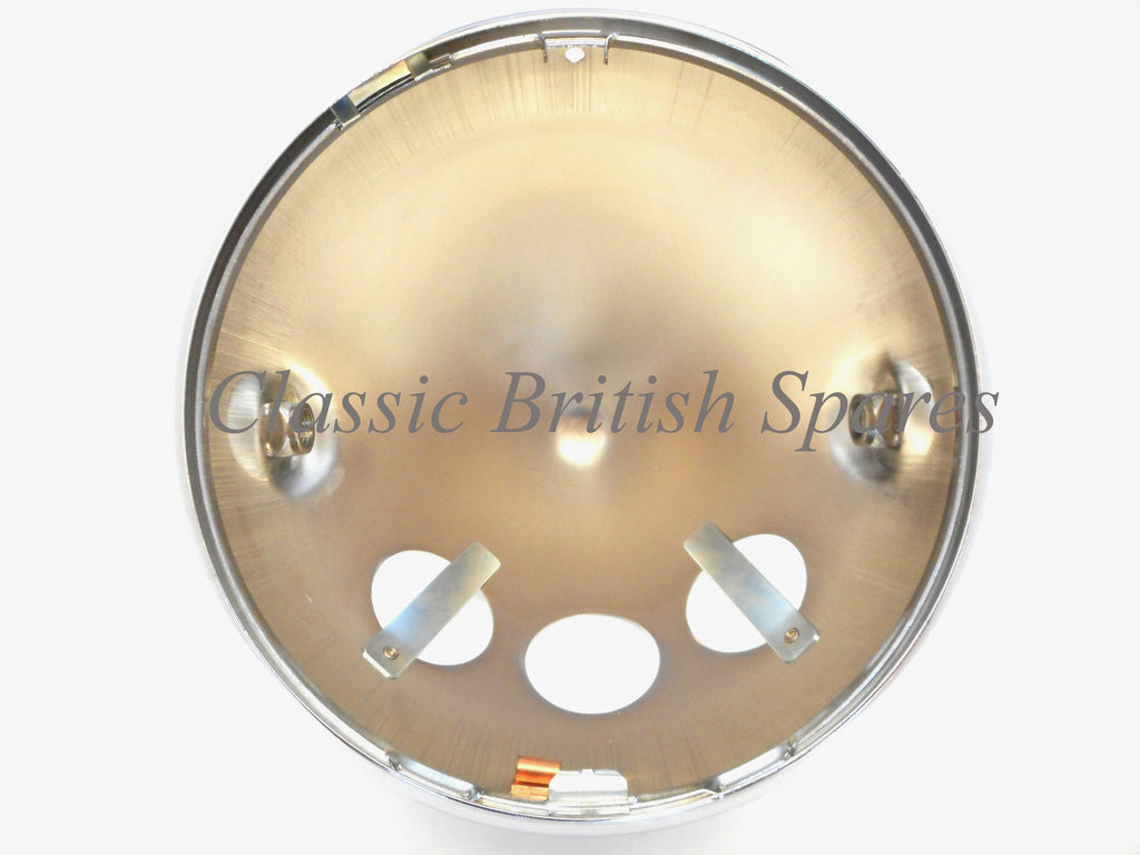 Lucas Type 7" Headlight Shell W/ Rim 99-7098T 1979-82