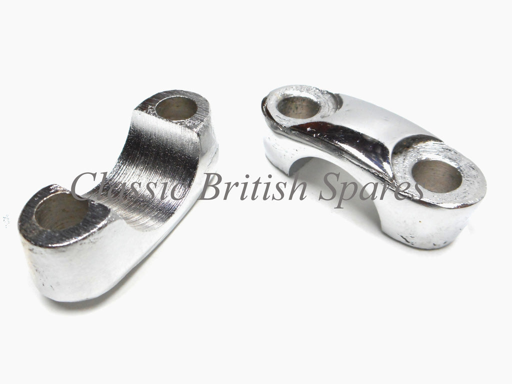 BSA / Triumph Chrome Handlebar Mounting Clamps - 65-5333