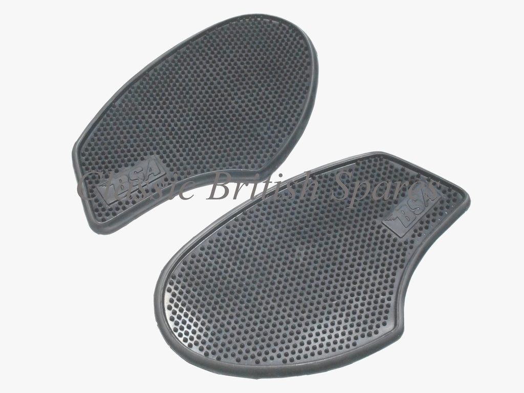 BSA Gas Tank Rubber Knee Pad Set - 82-9722 & 82-9723 - 1968-70 - A65F