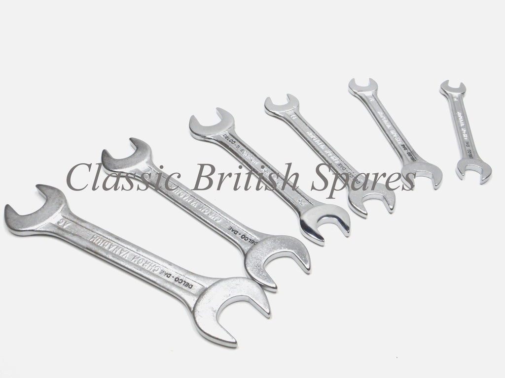 Whitworth 6- Piece Open End Spanner / Wrench Set