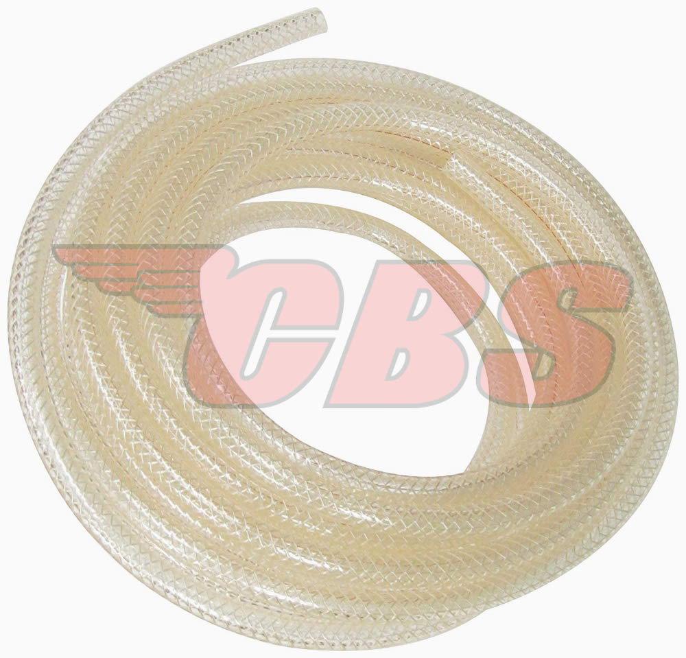 Replacement Universal Gas / Fuel Line - 1/4" & 5/16" (Clear / Braided)