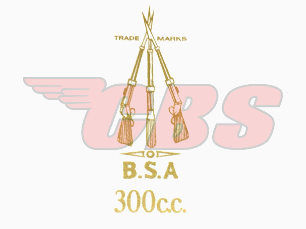 BSA Tool Box / Oil Tank / Side Panel Restoration Decals